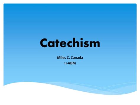 Love In Catechism Pptx