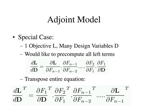 Ppt A Discrete Adjoint Based Approach For Optimization Problems On 3d