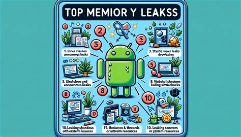 top 10 android memory leak causes and how to avoid them by muhammad