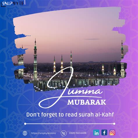 Snipbyte On Linkedin Jummamubarak