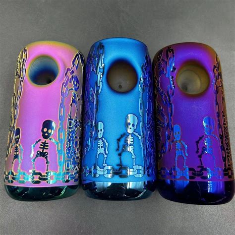 Spoon Pocket Hand Pipe 420 Pyrex Glass Smoking Tobacco Pipe Match