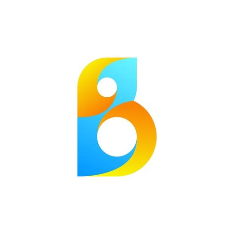 B Logo Premium Vector