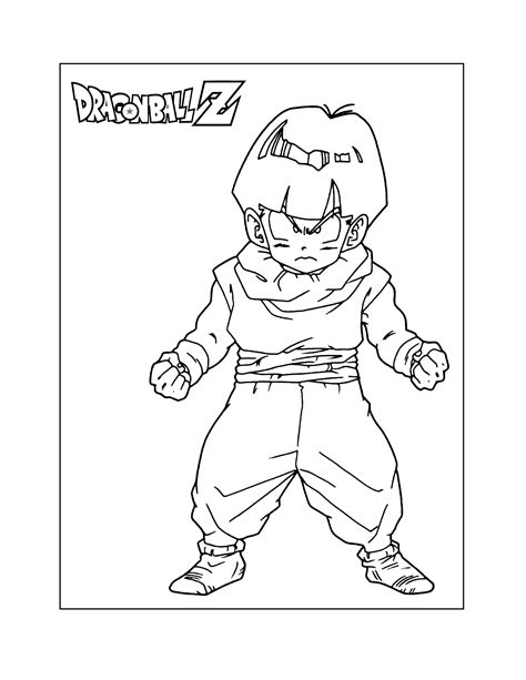 Young Gohan Coloring Pages [2025]