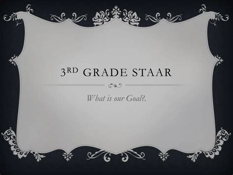 Ppt Shoot For The Stars Supporting 3rd Grade Staar Success