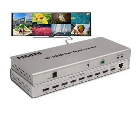 TECHUT 8x1 4K HDMI Quad Multi Viewer Switcher At 5900 Production Switcher In Faridabad ID