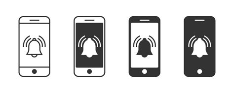 Phone Notification Icon Vector Art Icons And Graphics For Free Download