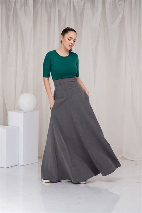 Womens High Waisted Victorian Walking Maxi Long Swing Plus Size Circle
