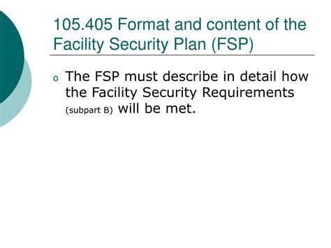 Ppt How Twic Affects Your Facility Security Plan Fsp Powerpoint Presentation Id 1211176
