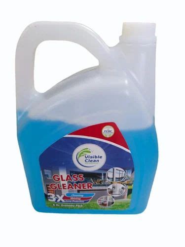 Visible Clean Plastic Glass Cleaner 5 Ltr Packaging Type Can At ₹ 265
