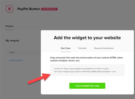 how to add a paypal button for website for donations and payments