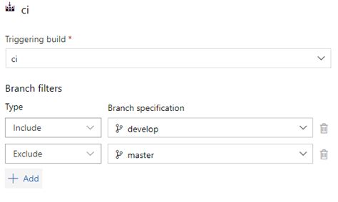 Branch Filters Not Working On Build Completion Trigger In Azure Devops Stack Overflow