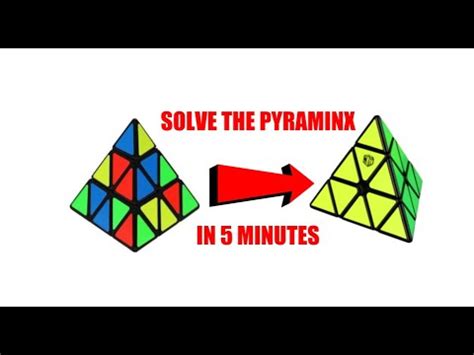 How To Solve The Pyraminx Beginner Tutorial YouTube