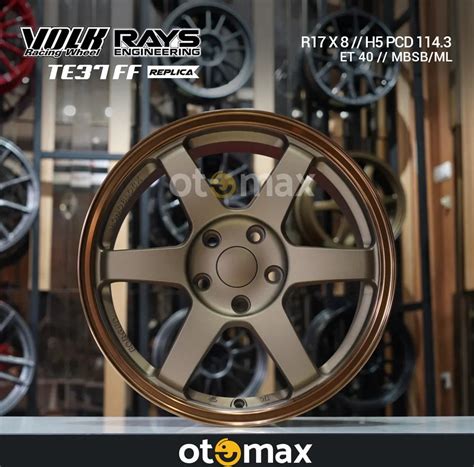 Velg Mobil Volk Rays Te37 Ring 17 Mbsbml Otomax Store Otomax Store Jual Velg Mobil And Ban