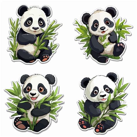 Panda Sticker Digital Images Free Download On Freepik