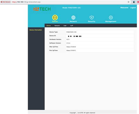 Bsnl Ftth Ont Router Rh821gwv Dg India Broadband Forum