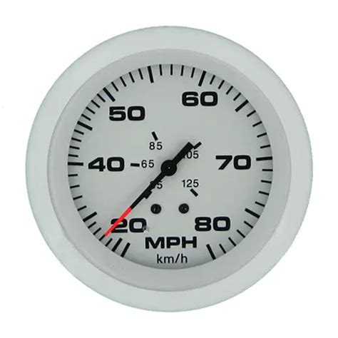 Sierra 68372p Marine Arctic 3 Speedometer 80 Mph Gauge Fredwarner Marine And Outdoors