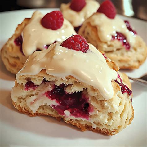 Raspberry White Chocolate Scones Recipe Easy And Flaky