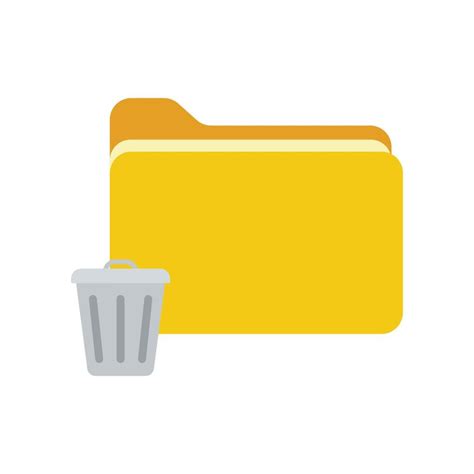 Folder Rubbish Bin Icon 15021452 Vector Art At Vecteezy