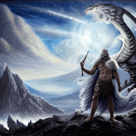 Vodnik Extremely Detailed Mythological Sky Fantasy Cinematic Art · Creative Fabrica