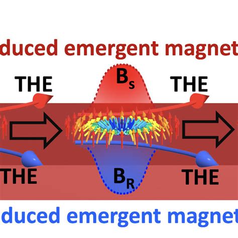 Color Online Schematic Diagram Of The Spatial Magnetization Profile