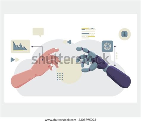 Artificial Intelligence Ai Intelligence Perceiving Synthesizing Stock Vector Royalty Free