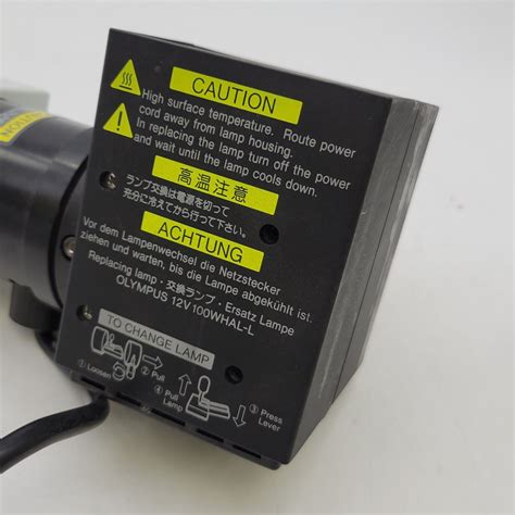 Olympus Microscope Vertical Illuminator U Kma100 Lamphouse And Power