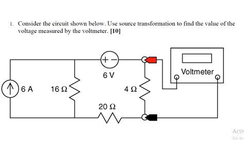 Solved Consider The Circuit Shown Below Use Source Chegg Com