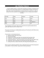 Lab Weather Patterns Lab Weather Patterns In The Lab Weather Patterns I Learned About