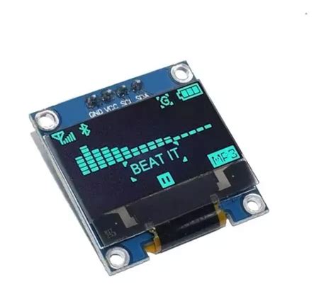 Display Lcd Oled 128x64 Serial I2c Azul P Arduino Esp32 Pic