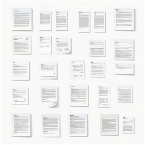 Individual Printing Documents Detailed Vector Set Premium Ai Individual Printing Documents Detailed Vector Set Premium Ai
