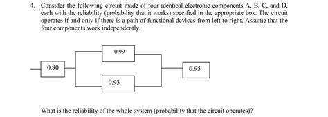 Solved Consider The Following Circuit Made Of Four Chegg