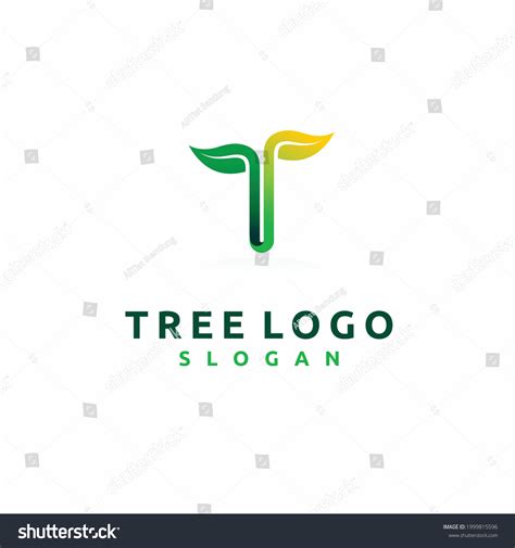 Tree Logo Letter T Concept Stock Vector Royalty Free 1999815596 Shutterstock