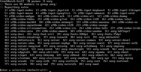 Arch Linux 安裝 X 圖形介面 可丁丹尼 一路往前走2 0