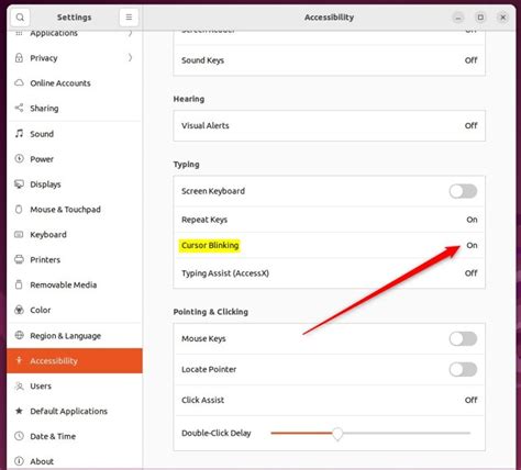 Enable Cursor Blinking In Ubuntu For Better Accessibility Geek Rewind