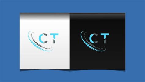 Premium Vector Ct Initial Modern Logo Design Vector Icon Template