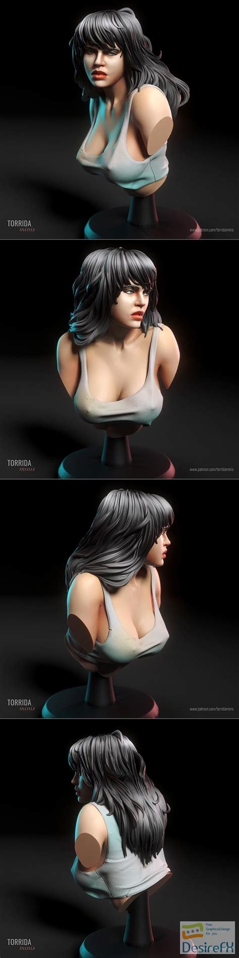 Download Torrida Minis Druuna Bust 3d Print Desirefxcom