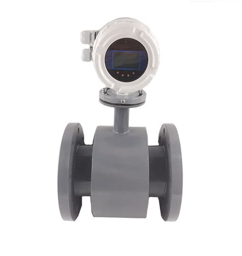 Flow Meter Sensor High Accuracy PTFE Digital Electromagnetic Sewage