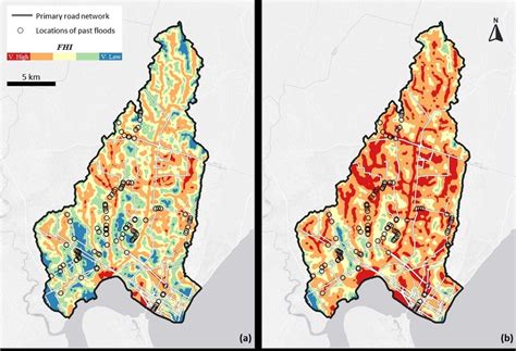 Flood Hazard Index FHI Map Of The Infulene Catchment For The A