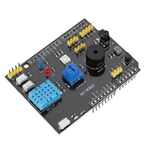 Arduino Easy Module Shield บอรดอเนกประสงค รวมเซนเซอรพนฐาน สำหรบ Arduino Uno Lazada co th