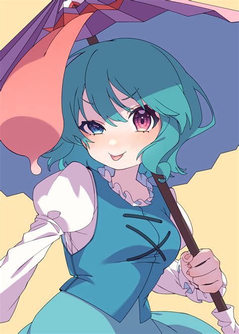 Safebooru 1girl Absurdres Aqua Skirt Aqua Vest Blue Eyes Blue Hair