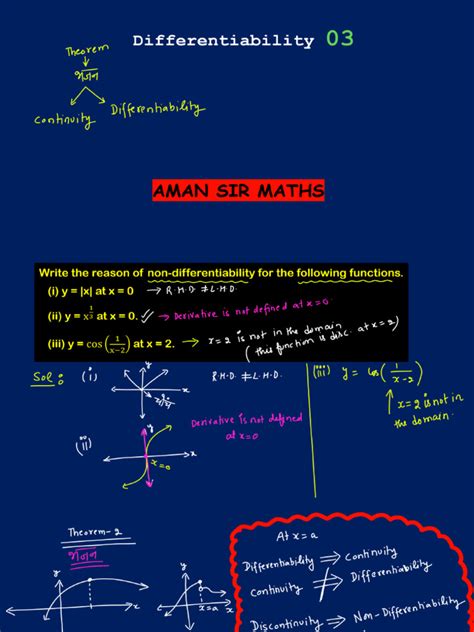 Differentiability 3 Pdf