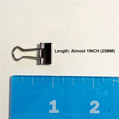 Micro Binder Clips Horizontal Width 1 2inch Micro Metal Clamp Colors Black Silver Paper