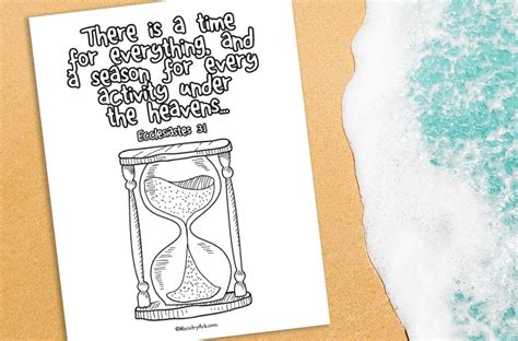 A Time For Everything Printable Ecclesiastes 31 • Ministryark