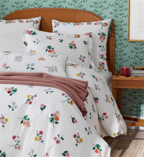 Ditsy Dahlia Percale Comforter Rifle Paper Co