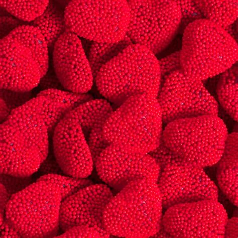Jelly Belly Red Raspberry Candy Hearts 10lb Case Bestcandyshop