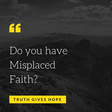 Do You Have Misplaced Faith Toni Lagaras