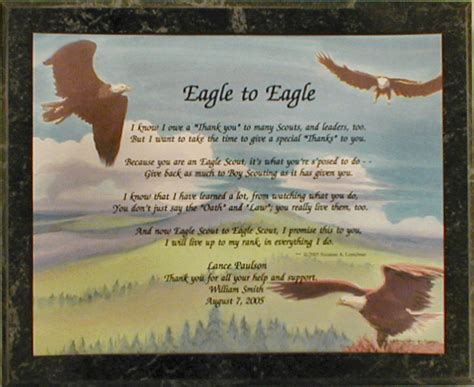 Eagle Ts Galoreeagle To Eagle Poem Plaque