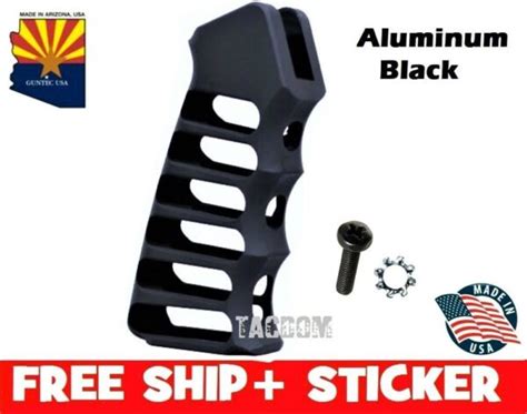 Guntec Usa Ultralight Series Skeletonized Aluminum Pistol Grip Black