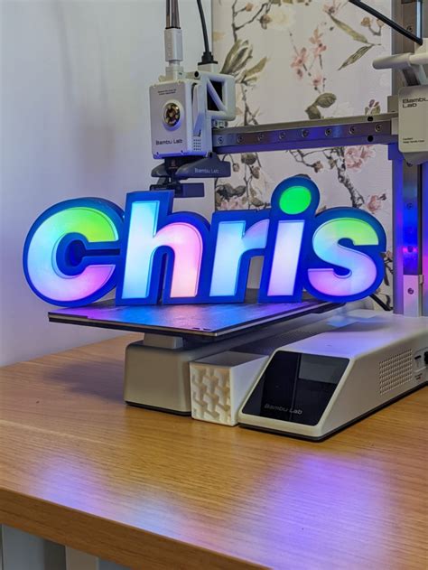 Chris Led Sign By Bublik Makerworld