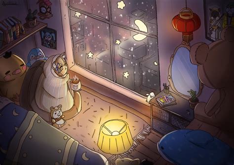 A Fanart I Did For The Streamer Sleepy R Drawing